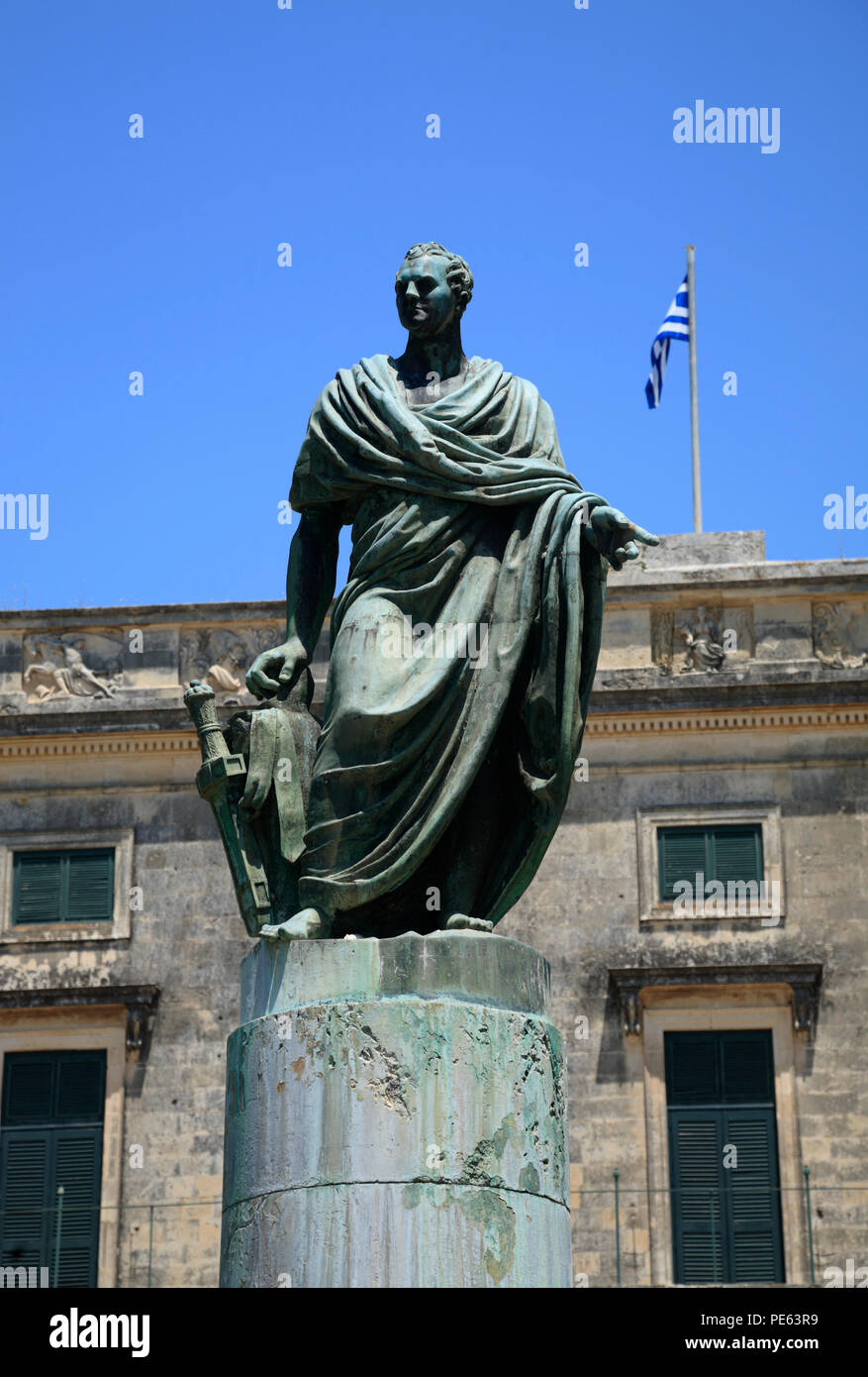 Statue corfu town hi-res stock photography and images - Alamy