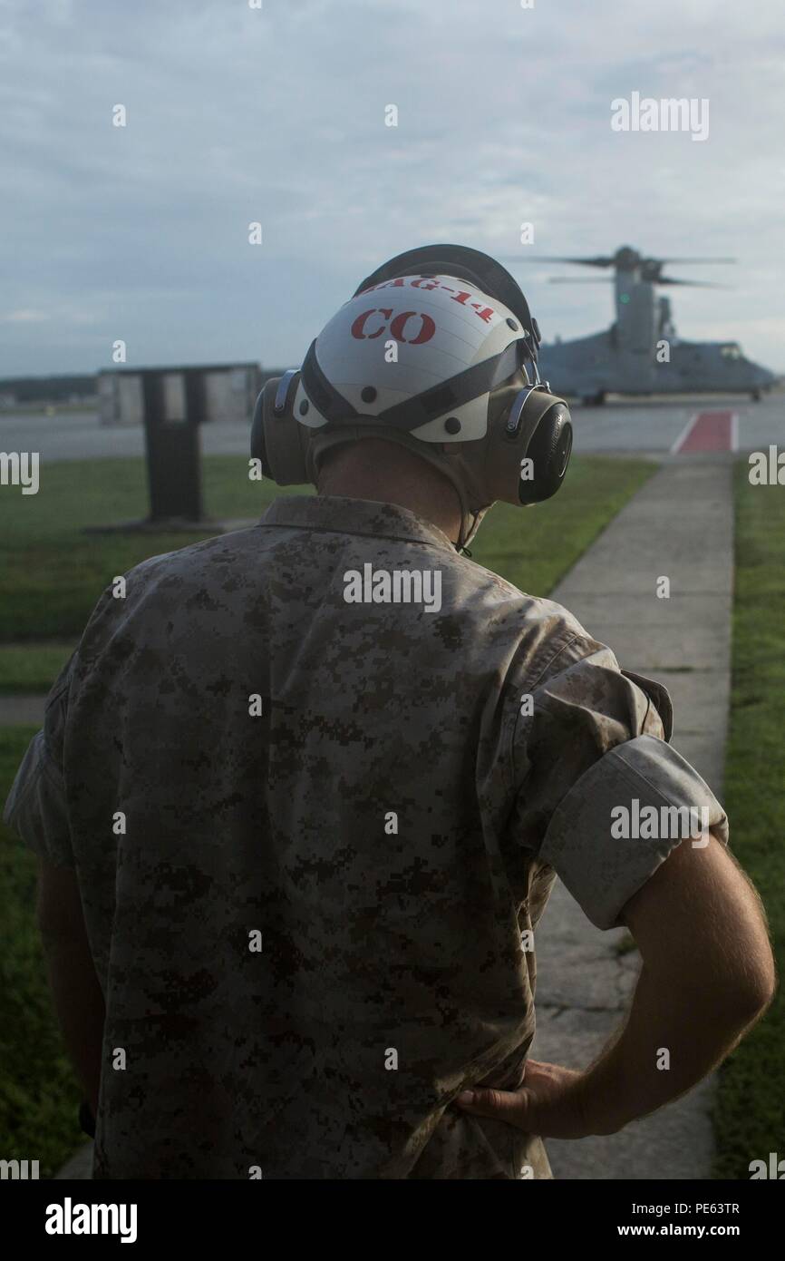 U.S. Marine Corps Col. Eric E. Austin, the commanding officer of Marine ...