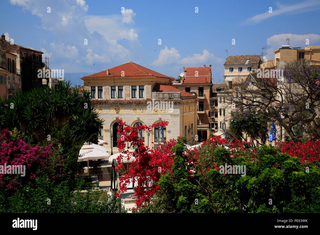 Corfu dimarchiou square hi-res stock photography and images - Alamy