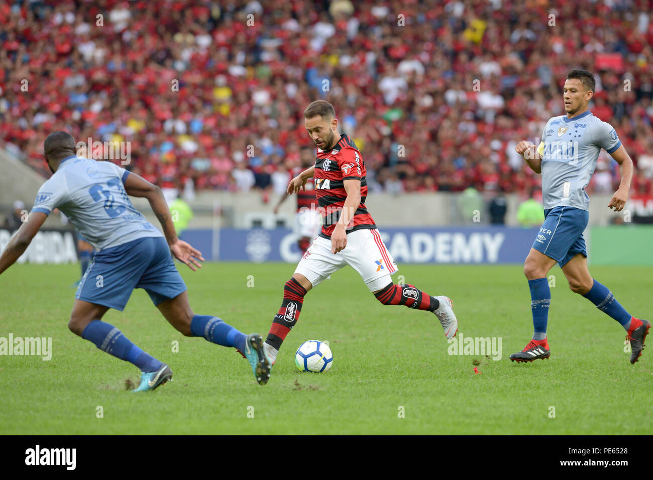 Rio De Janeiro, Brazil. 12th Aug, 2018. Everton Ribeiro during Flamengo ...