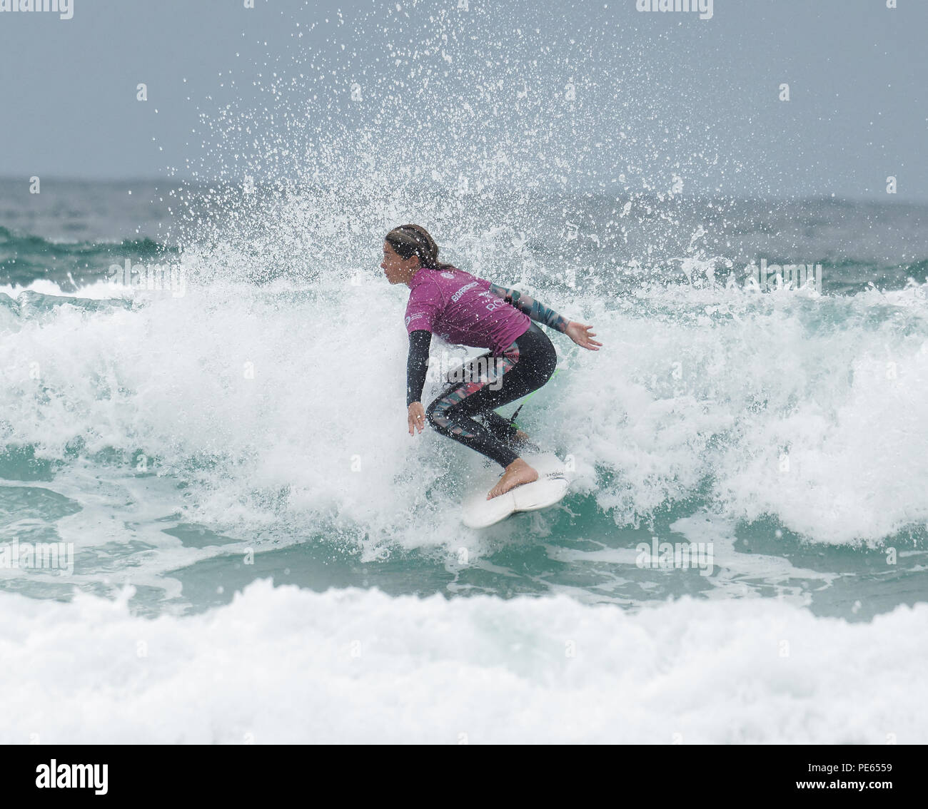 Boardmasters surfing contest hi-res stock photography and images - Alamy