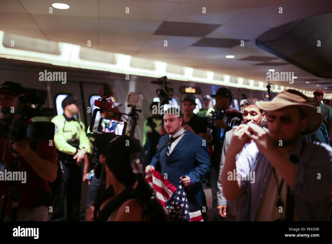 Washington, DC, USA. 12 Aug 2018. White nationalist Jason Kessler ...