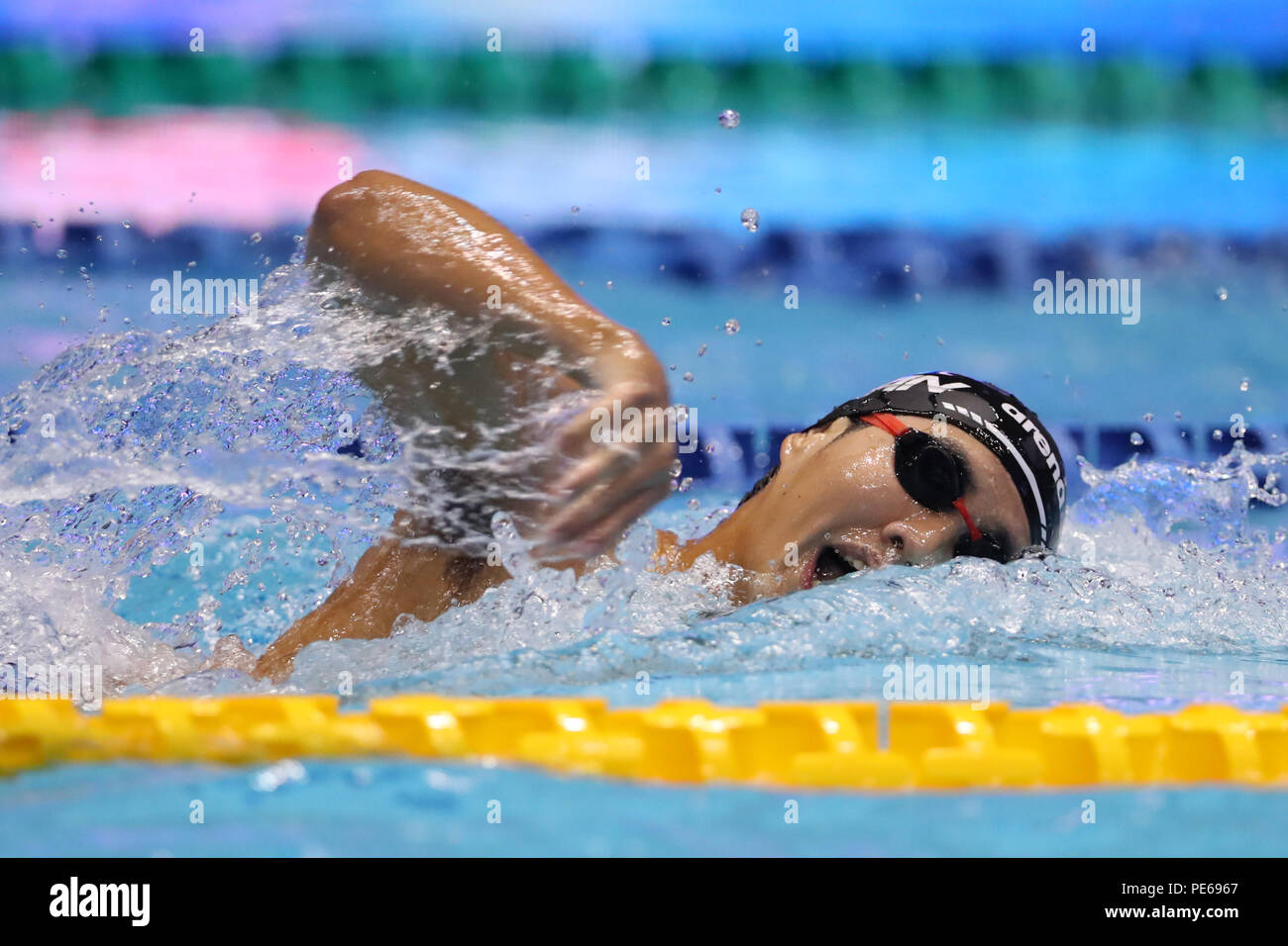 Tokyo, Japan. 12th Aug, 2018. Shogo Takeda (JPN) Swimming : 2018 Pan ...