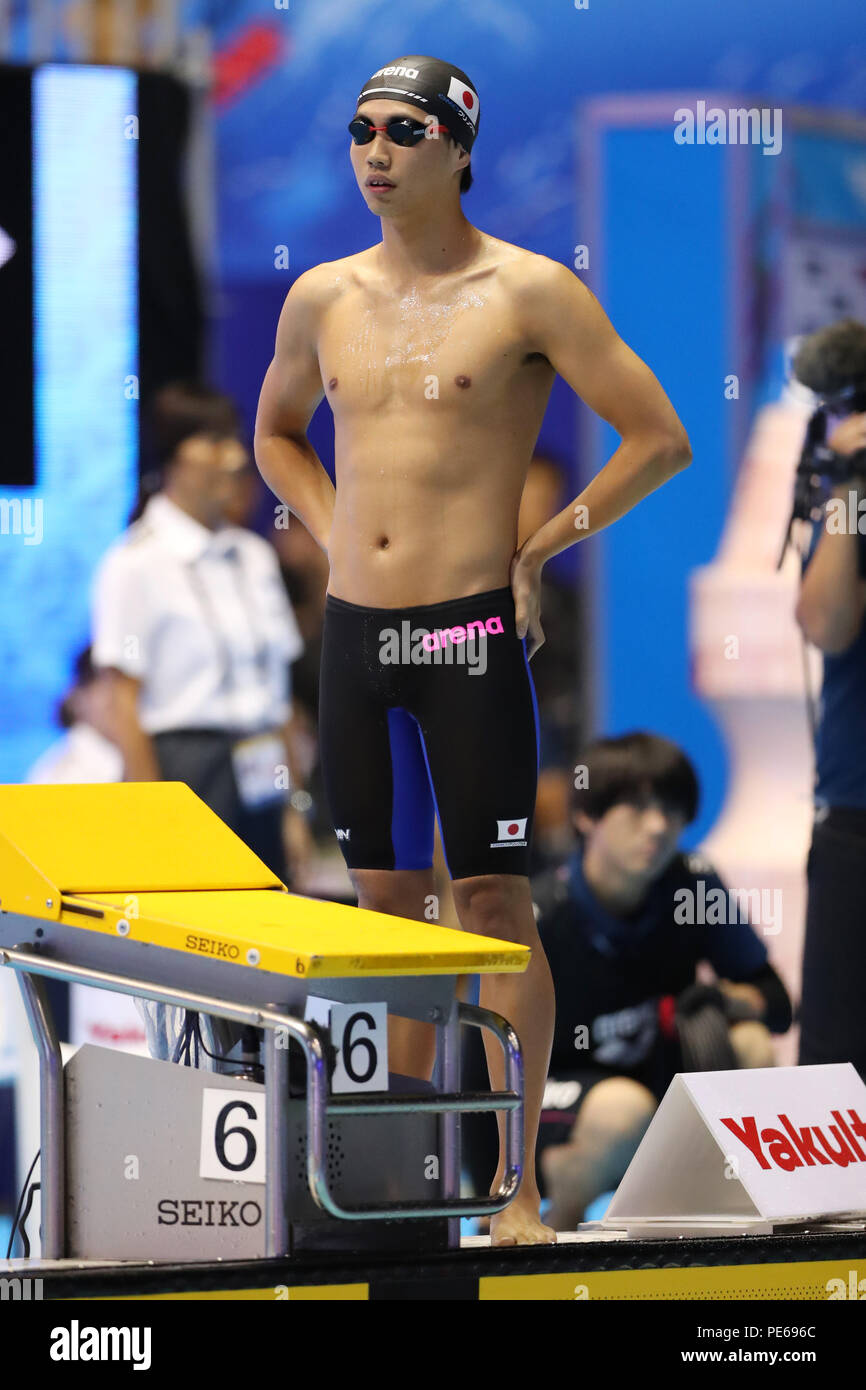 Tokyo, Japan. 12th Aug, 2018. Shogo Takeda (JPN) Swimming : 2018 Pan ...