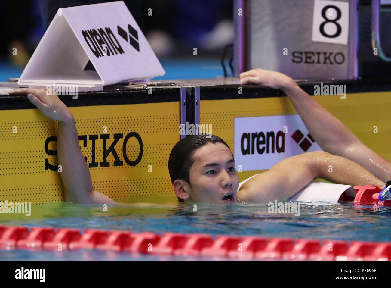 Tokyo, Japan. 12th Aug, 2018. Shogo Takeda (JPN) Swimming : 2018 Pan ...