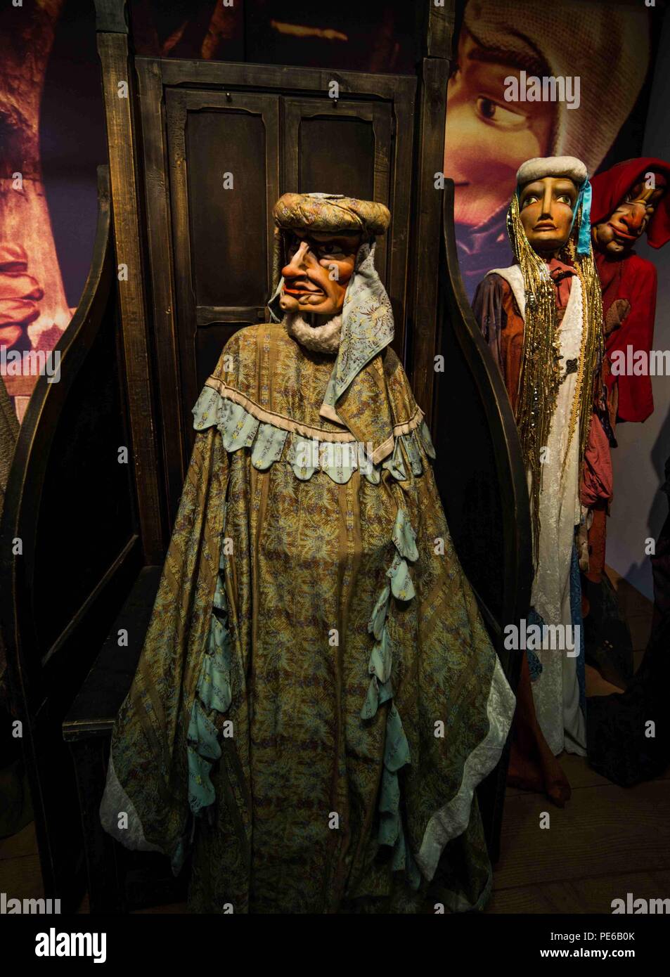 Pilsen, Pilsen, Czech Republic . 13th Aug, 2018. Various puppets can be ...