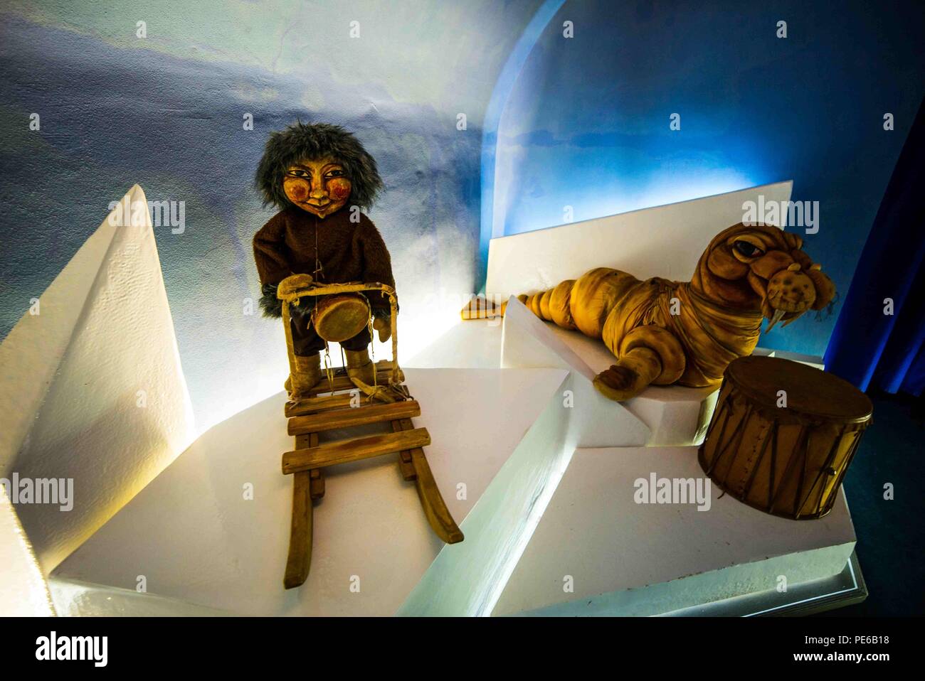 Pilsen, Pilsen, Czech Republic . 13th Aug, 2018. Various puppets can be ...