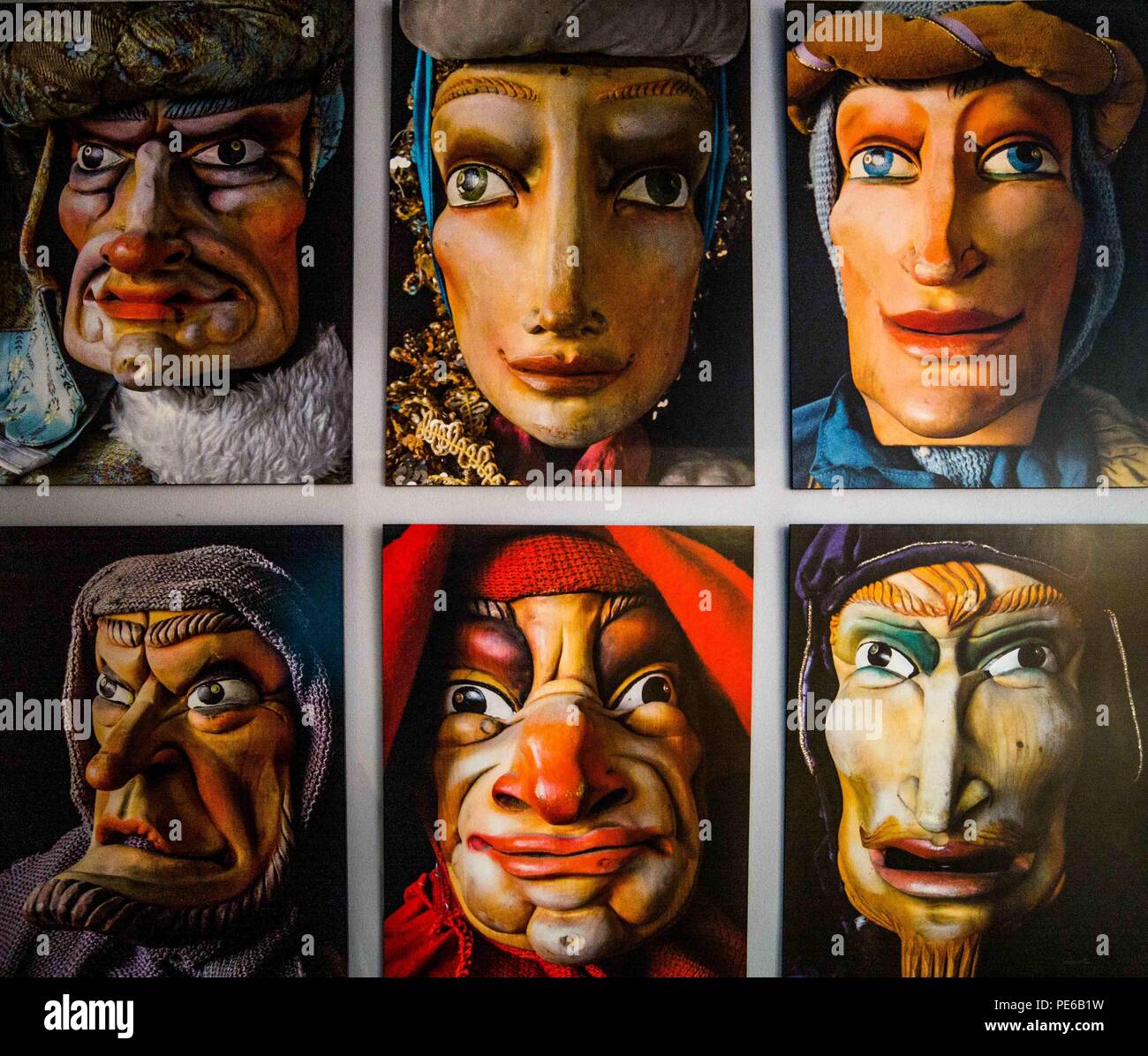 Pilsen, Pilsen, Czech Republic . 13th Aug, 2018. Various puppets can be ...