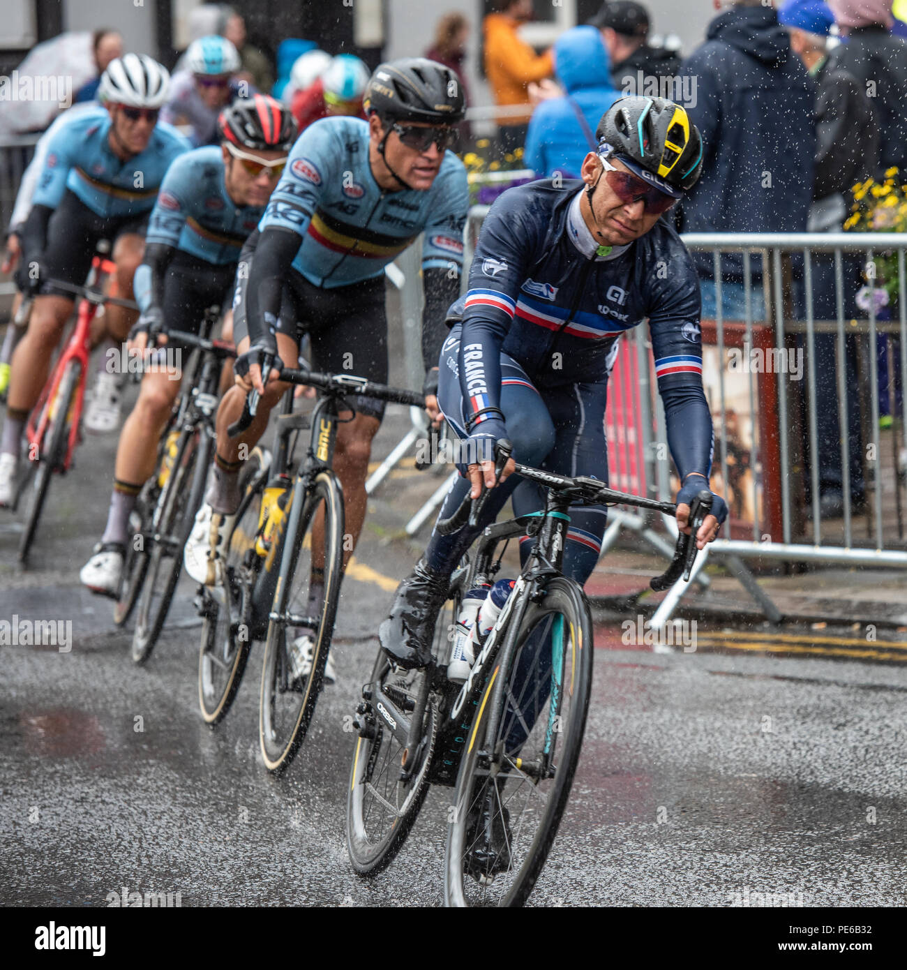 Glasgow, Scotland. 12th Aug, 2018. Competitors at the European ...