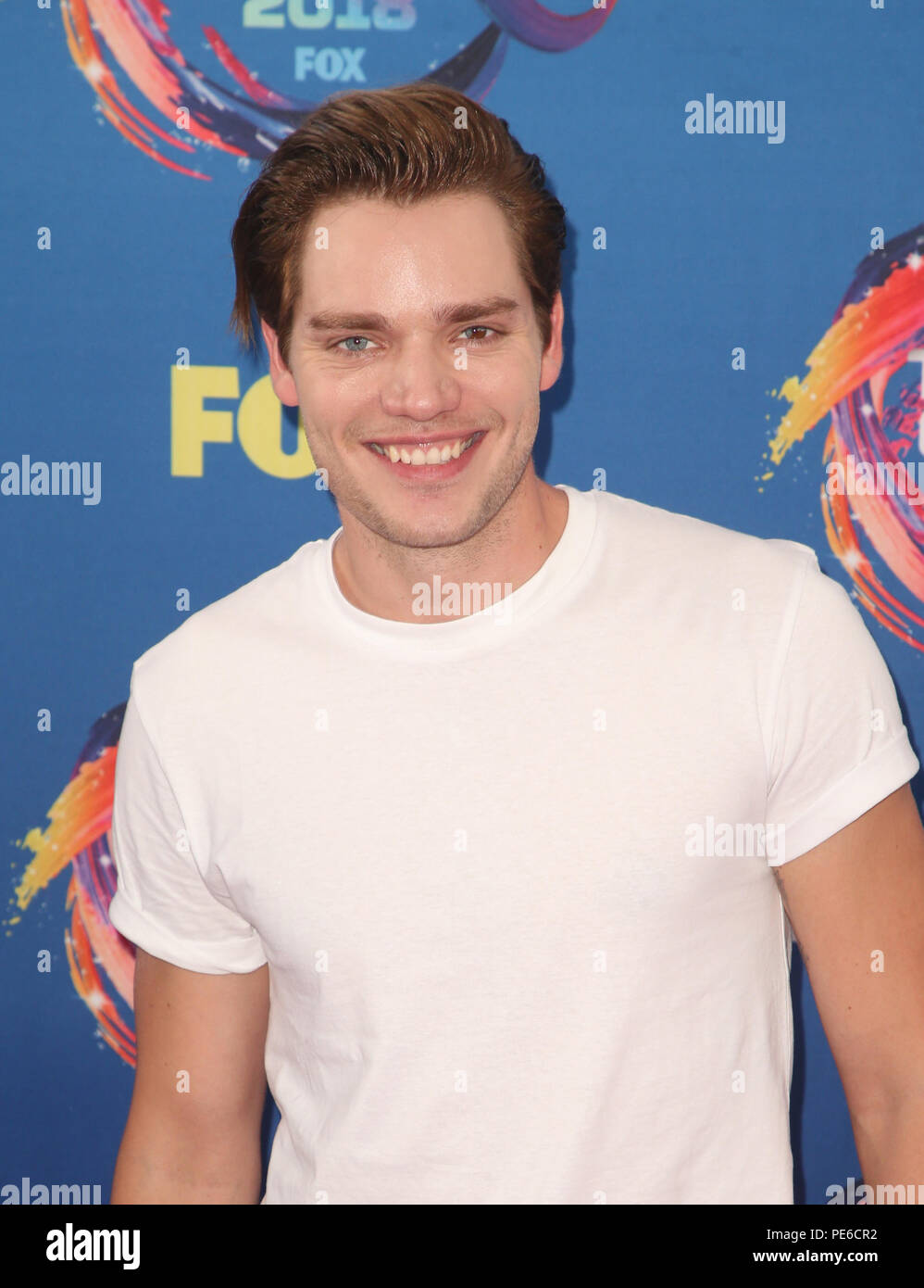 INGLEWOOD, CA - AUGUST 12: Dominic Sherwood, at FOX's Teen Choice ...