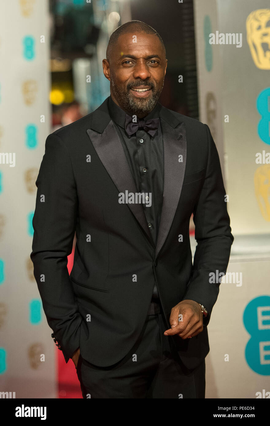Actor Idris Elba arrives at the EE British Academy Film Awards, BAFTA ...