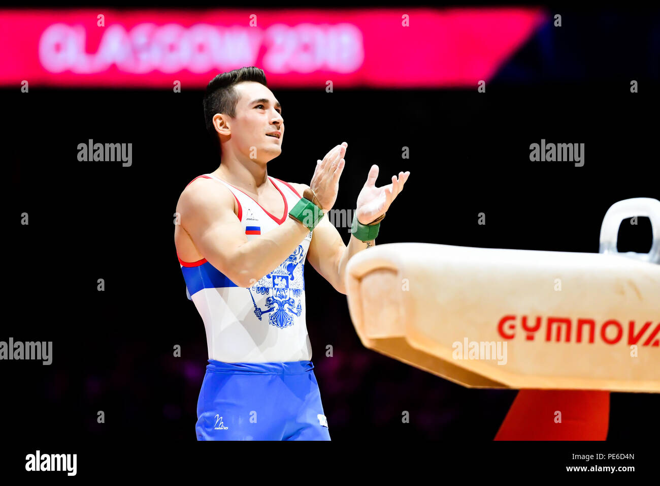 Glasgow, Scotland, UK. 12th August 2018. BELYAVSKIY David (RUS ...