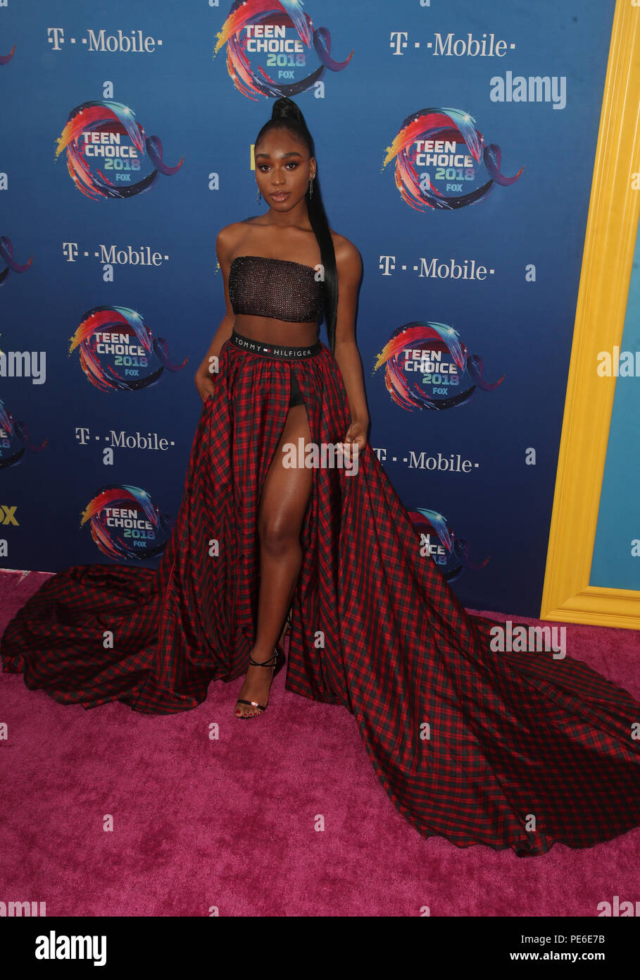 Inglewood, Ca. 12th Aug, 2018. Normani Hamilton, at FOX's Teen Choice ...