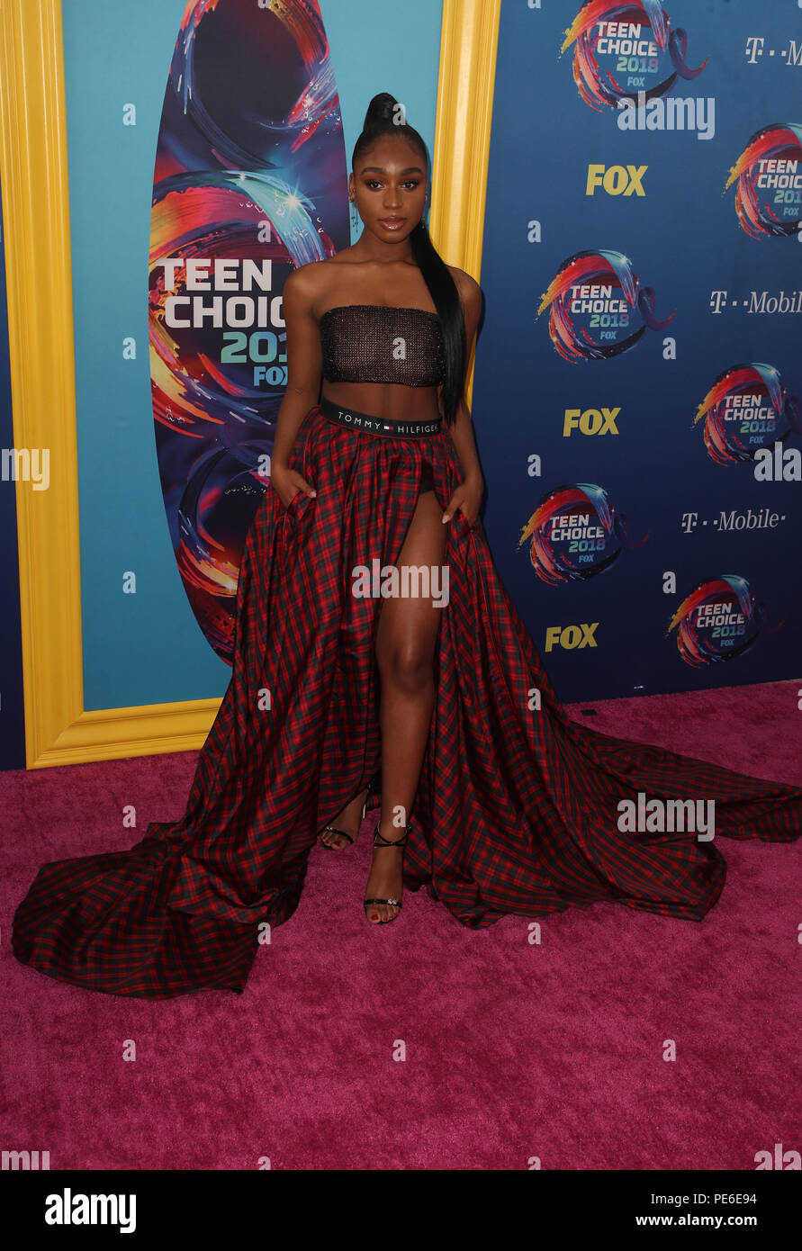Inglewood, Ca. 12th Aug, 2018. Normani Hamilton, at FOX's Teen Choice ...