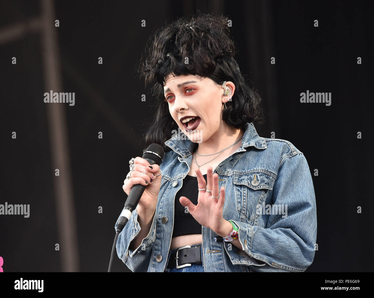 SAN FRANCISCO, CA - AUGUST 11: Heather Baron-Gracie of Pale Waves ...