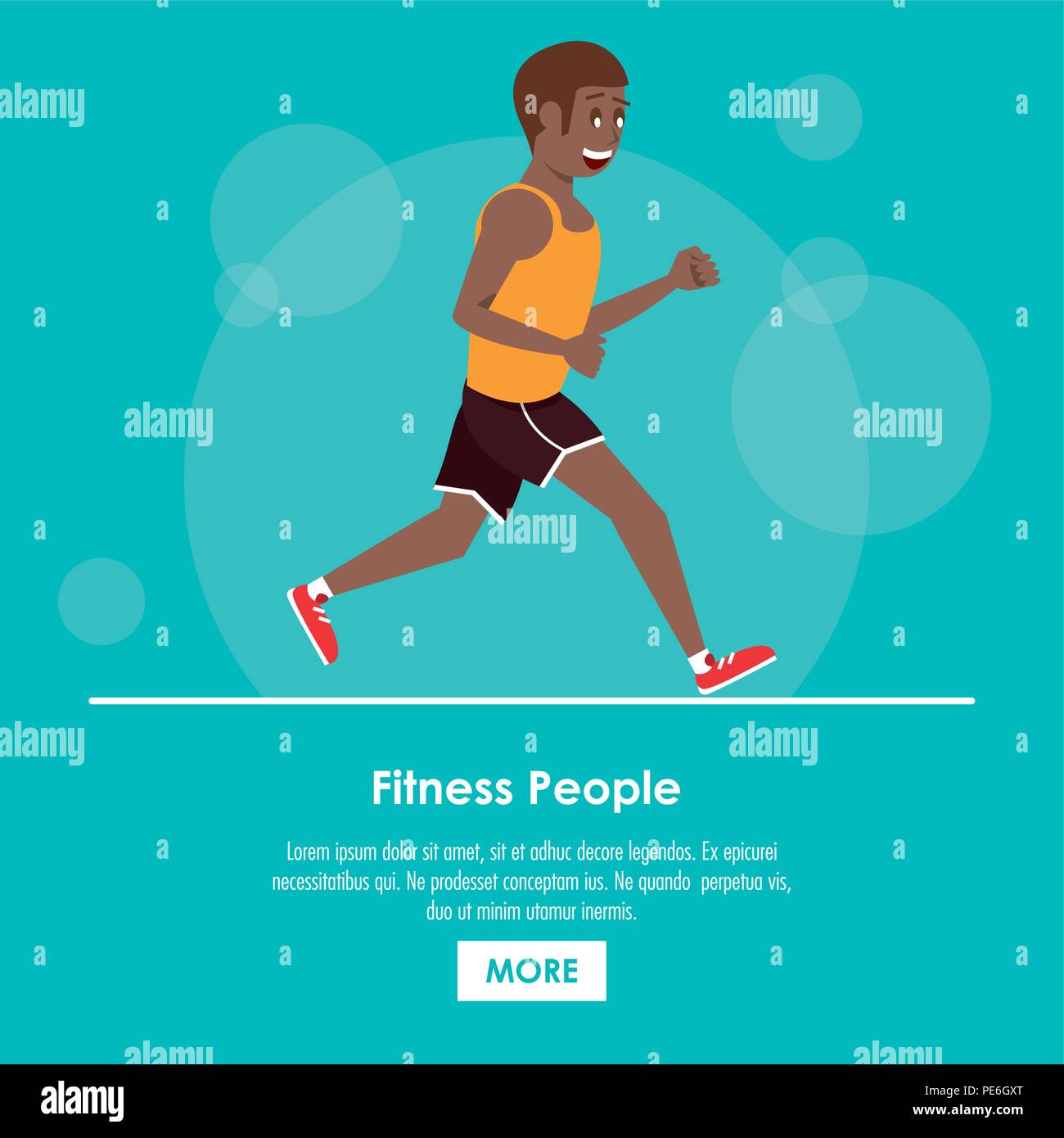 Fitness people poster Stock Vector Image & Art - Alamy