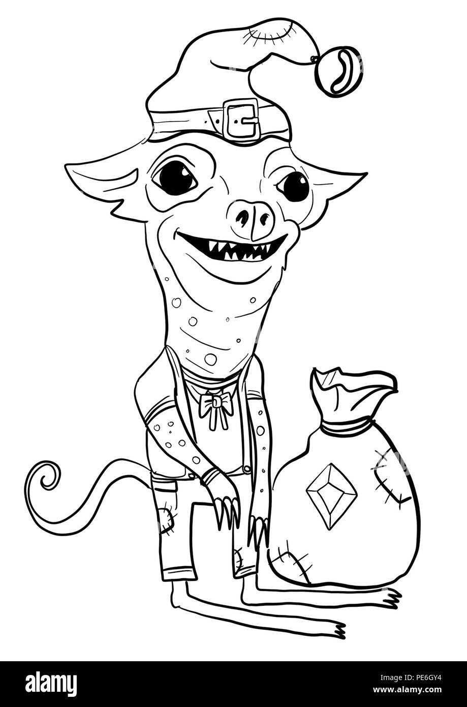 Elf forest Black and White Stock Photos & Images - Alamy