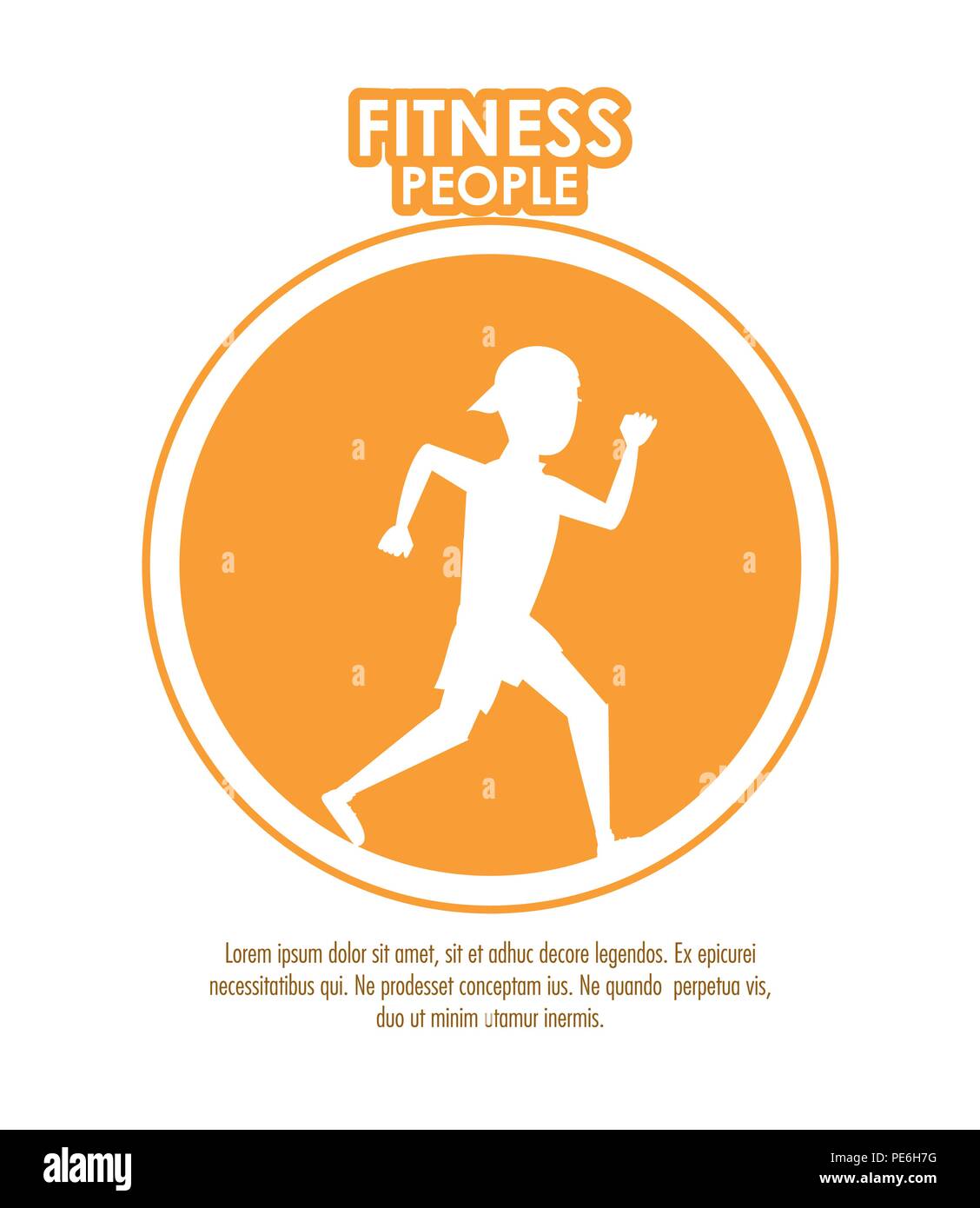 Fitness people poster Stock Vector Image & Art - Alamy