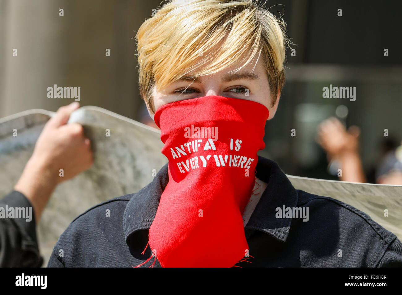 AUGUST 11, 2018 - TORONTO, CANADA: 'STOP THE HATE' ANTI RACISM RALLY ...