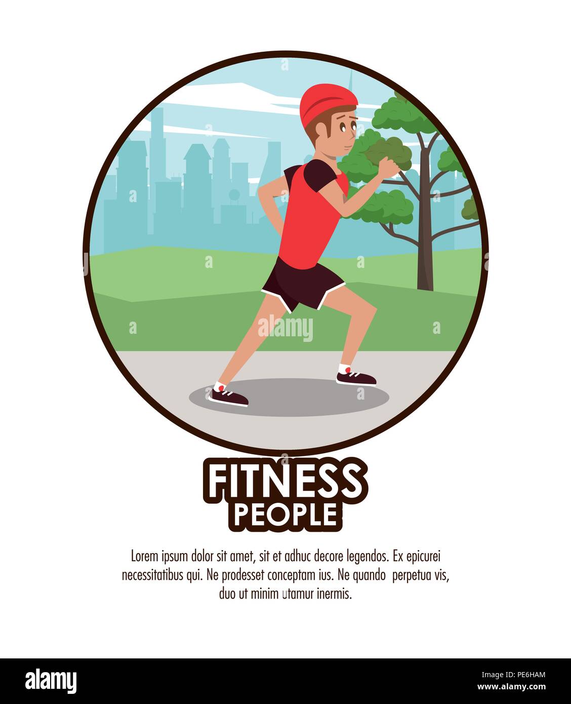 Fitness health city man Cut Out Stock Images & Pictures - Alamy