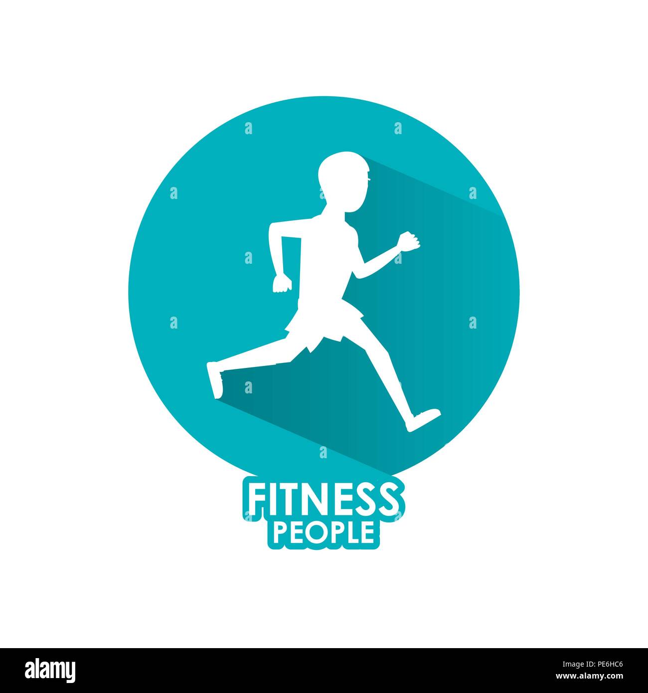 Fitness people icon Stock Vector Image & Art - Alamy