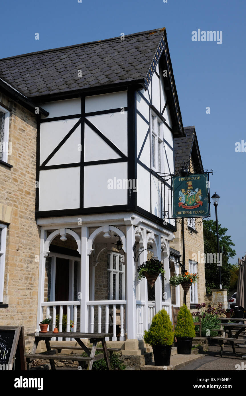 The Three Cranes, Turvey, Bedfordshire Stock Photo - Alamy