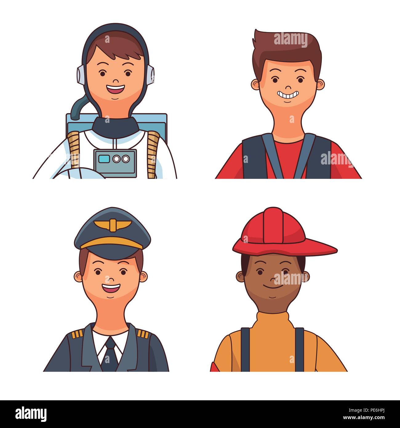Jobs and professions Stock Vector Image & Art - Alamy