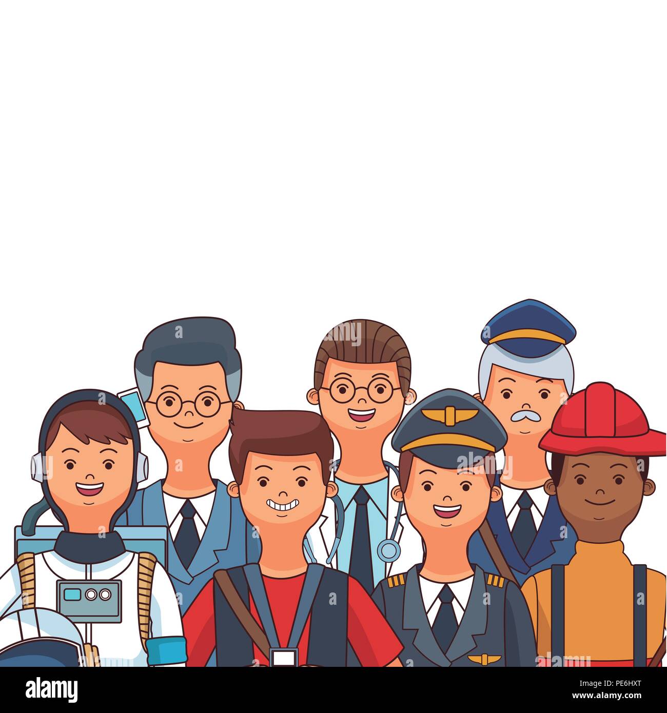 Jobs and professions Stock Vector Image & Art - Alamy