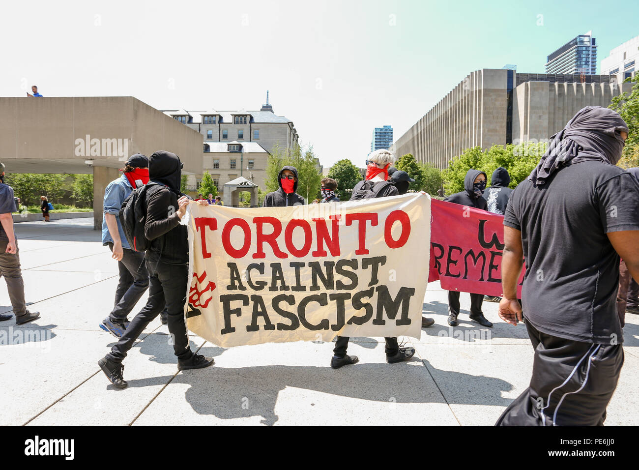 AUGUST 11, 2018 - TORONTO, CANADA: 'STOP THE HATE' ANTI RACISM RALLY ...