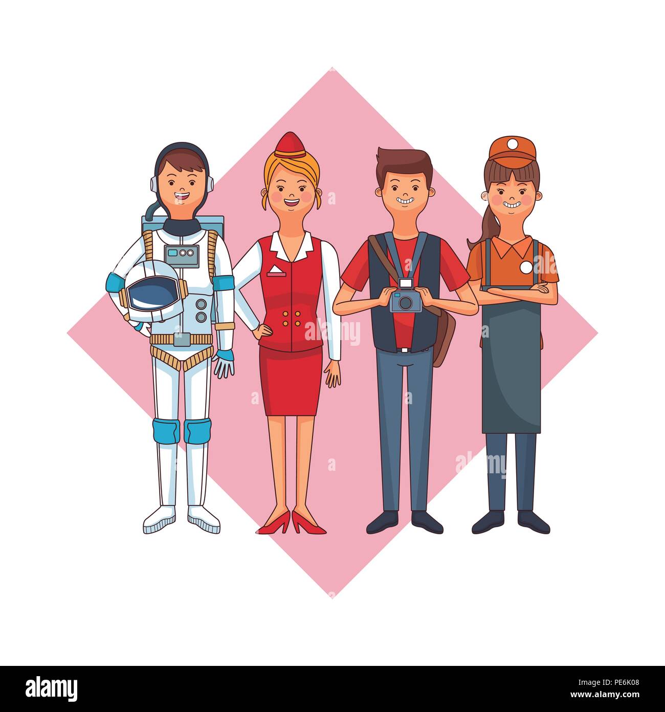 Jobs and professions Stock Vector Image & Art - Alamy