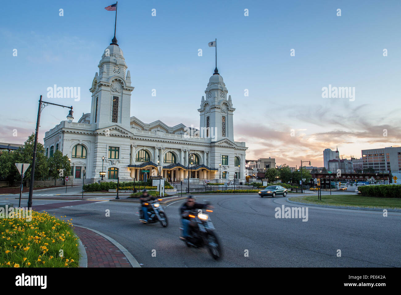 Union Station in Worcester, MA Stock Photo - Alamy