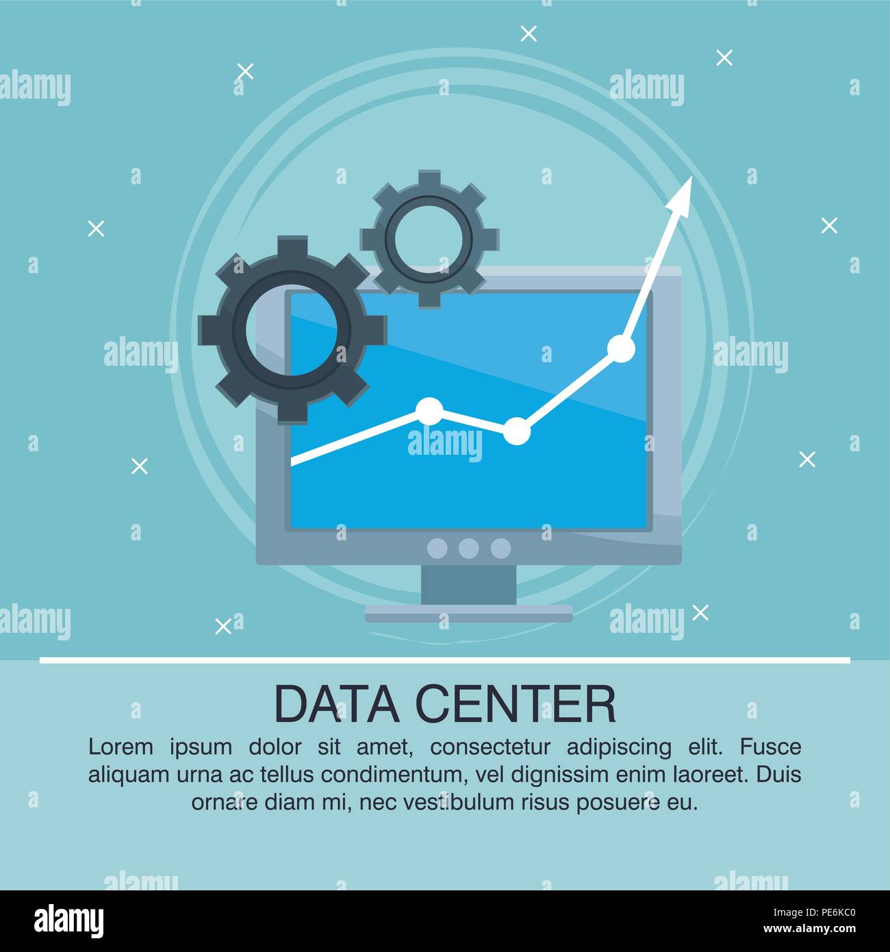 Data center poster with informaton Stock Vector Image & Art - Alamy