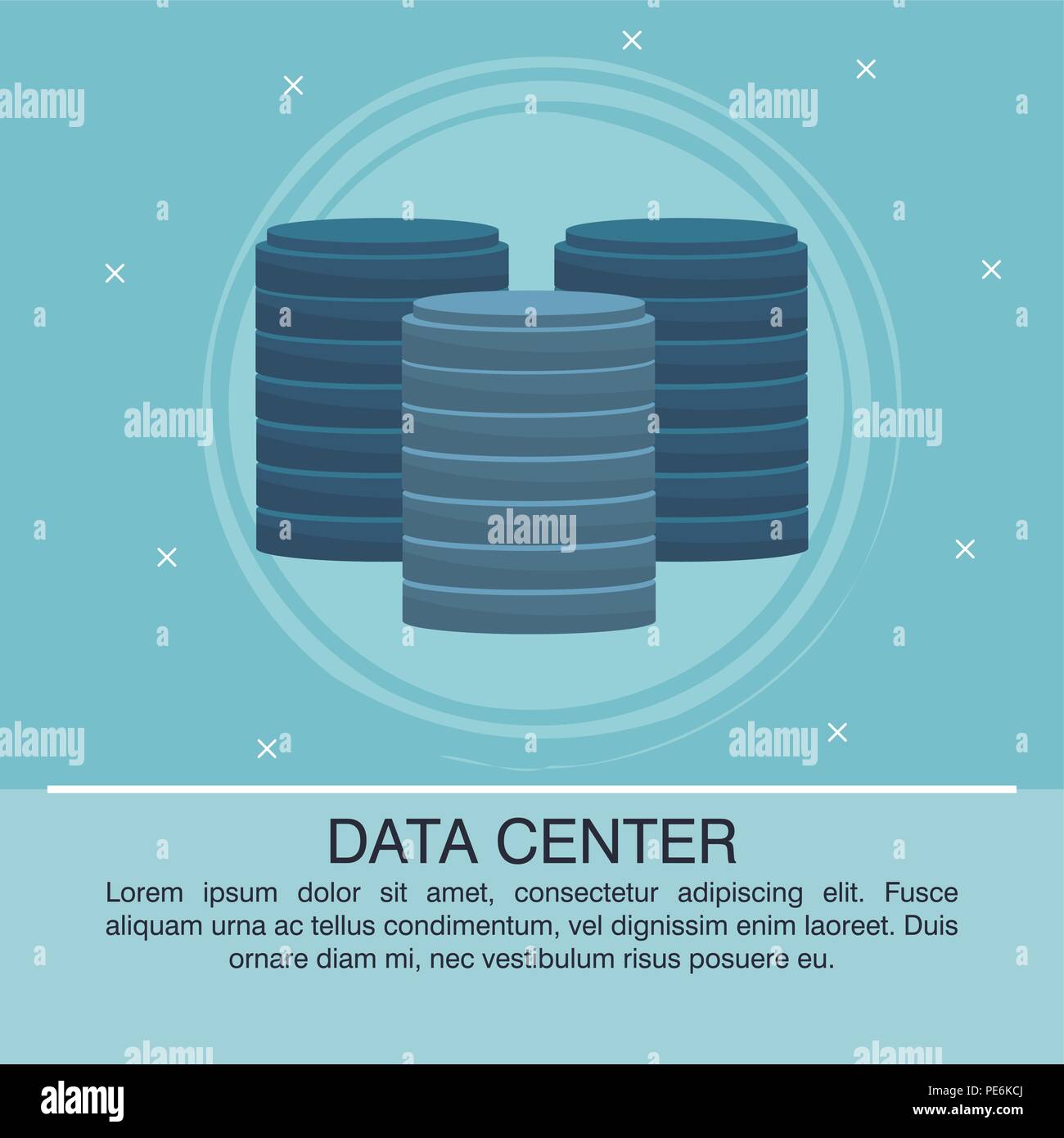 Data center poster with informaton Stock Vector Image & Art - Alamy