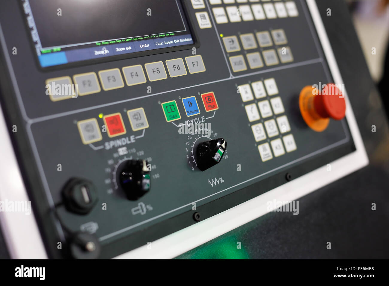 Lathe control panel hi-res stock photography and images - Alamy