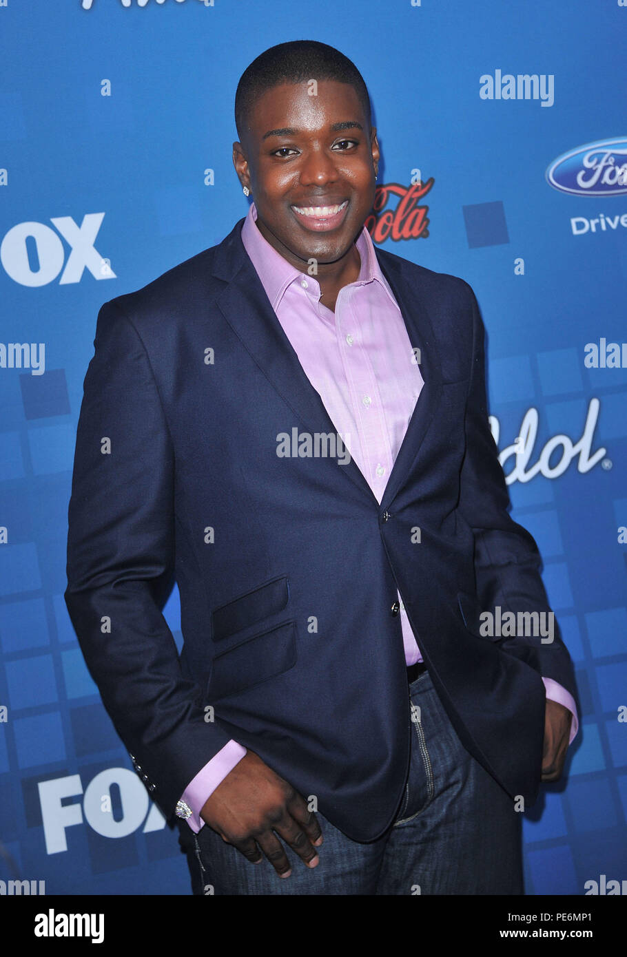 Jacob Lusk at American Idol Finalists Party ( Last 13 ) at the Grove in ...