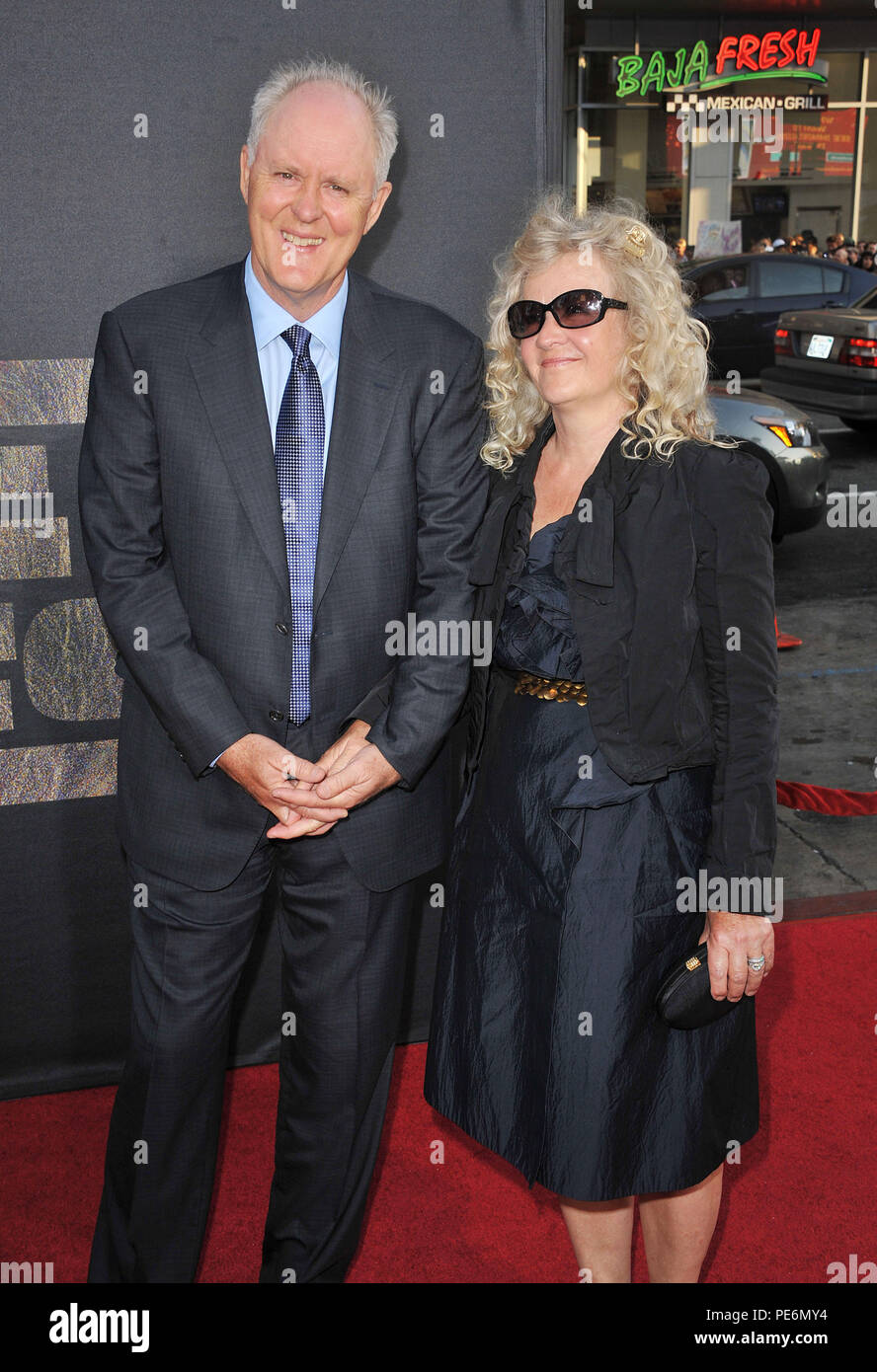 John Lithgow and wife arriving at the Rise of The Planet Of The Apes ...