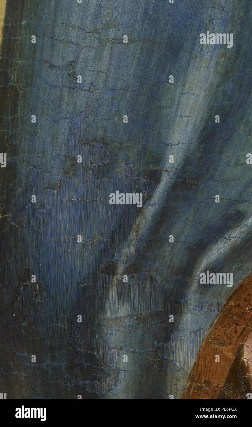 Arnau Bassa - Triptych with Madonna and Child with the Crucifixion and the Annunciation Stock ...