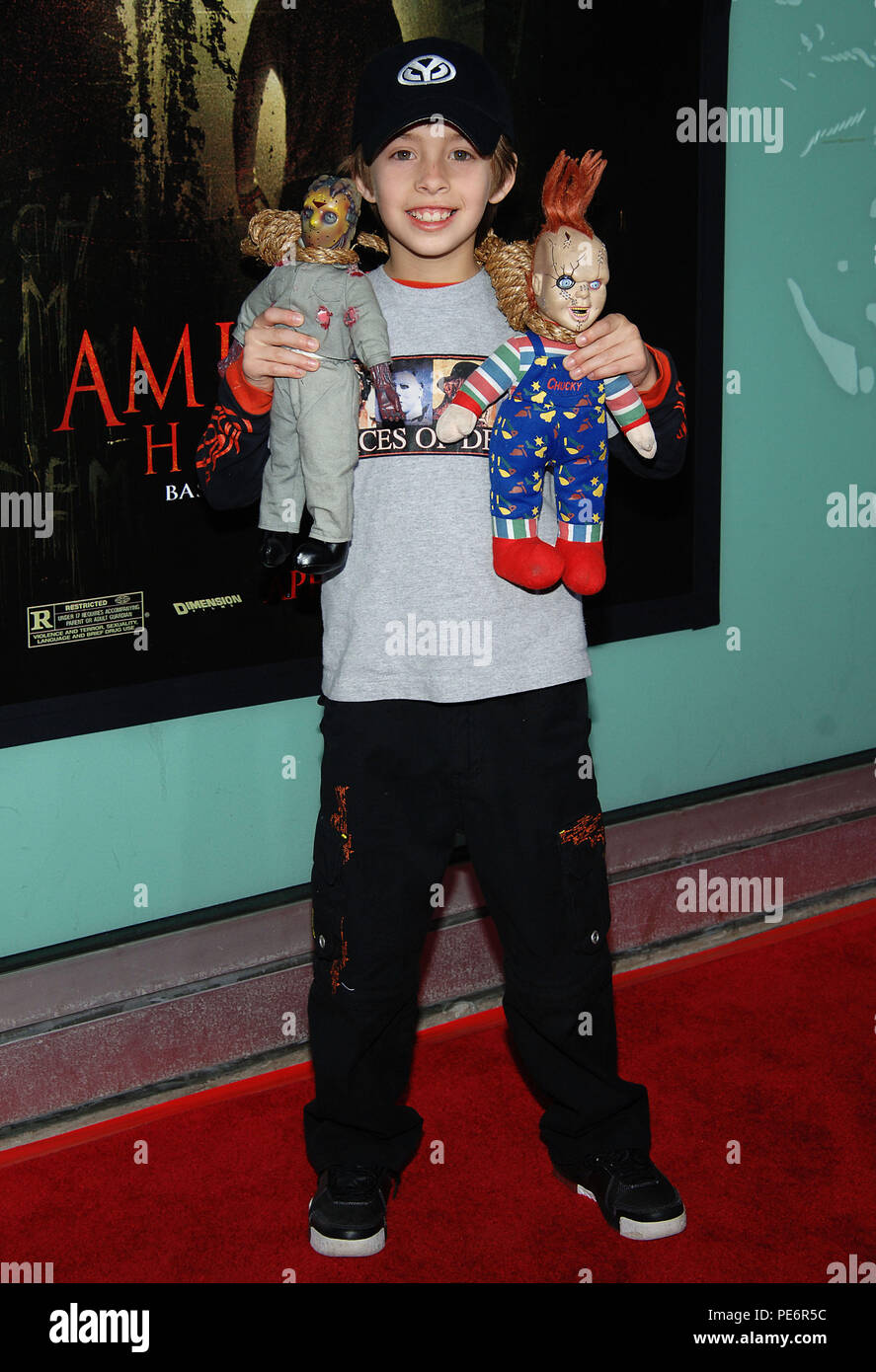 Jimmy Bennett arriving at the Amityville Horror Premiere at the Arlight ...