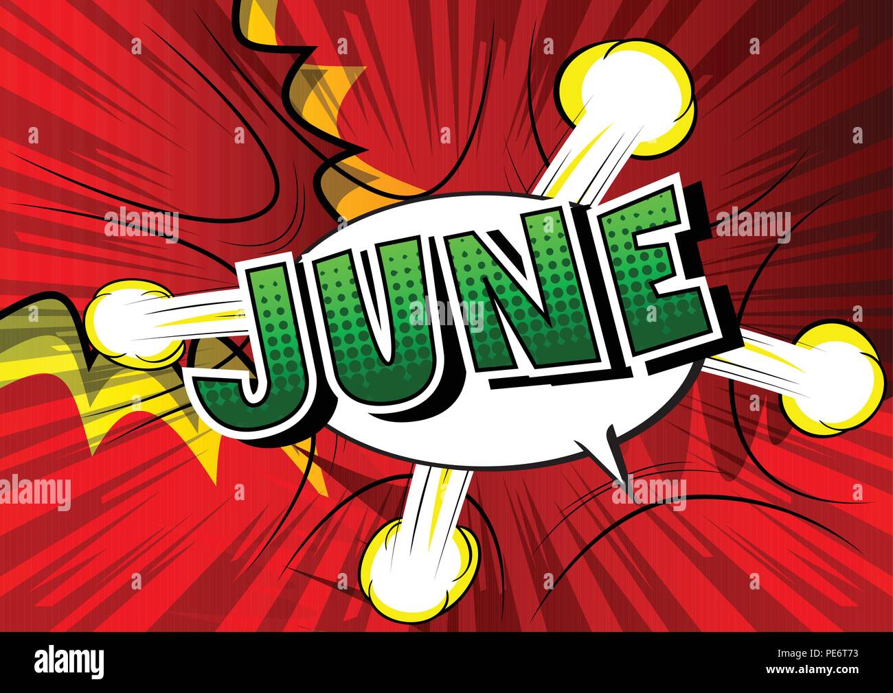 June word Stock Vector Images - Alamy