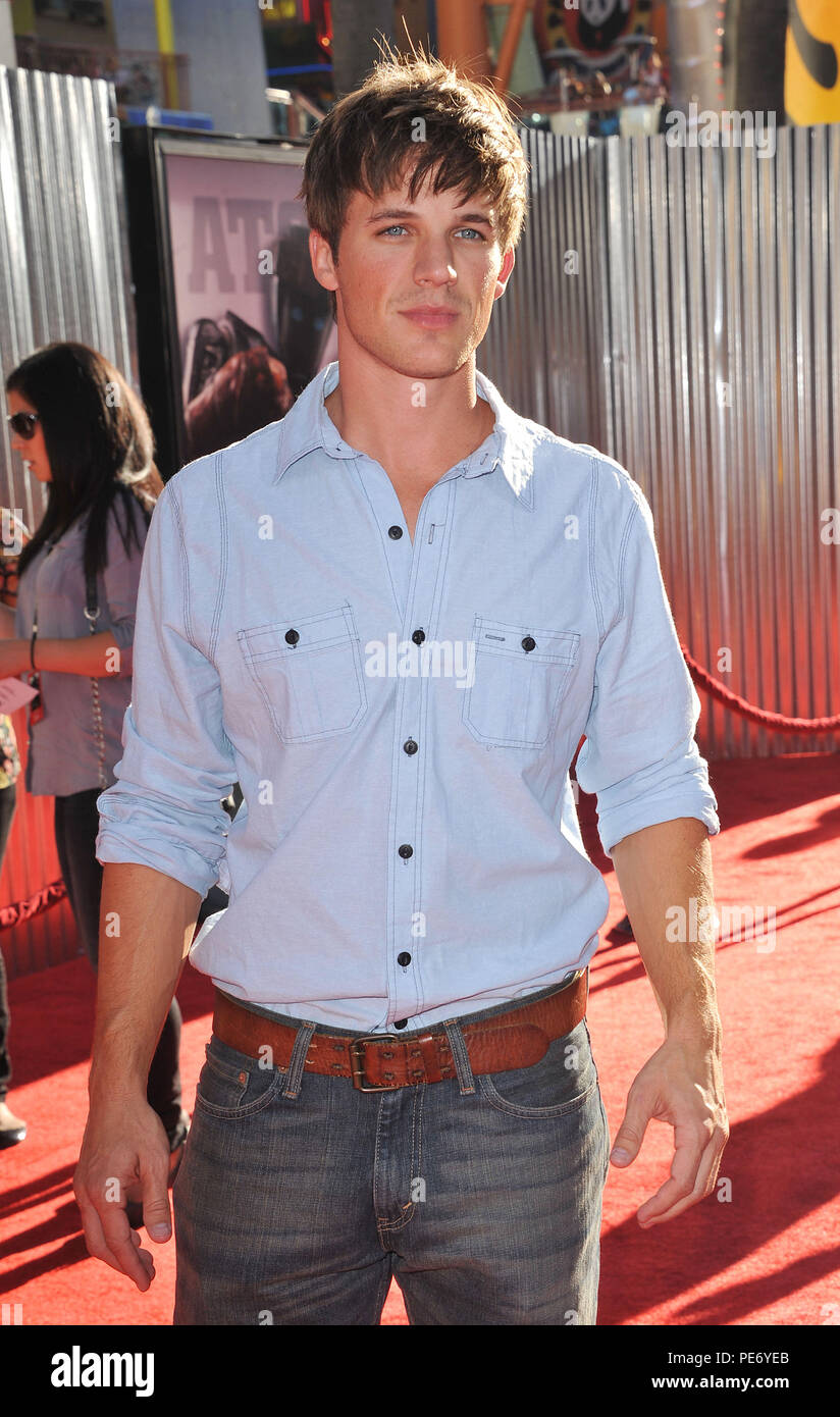Matt Lander at the Real Steel Premiere at the Universal Amphitheatre In ...