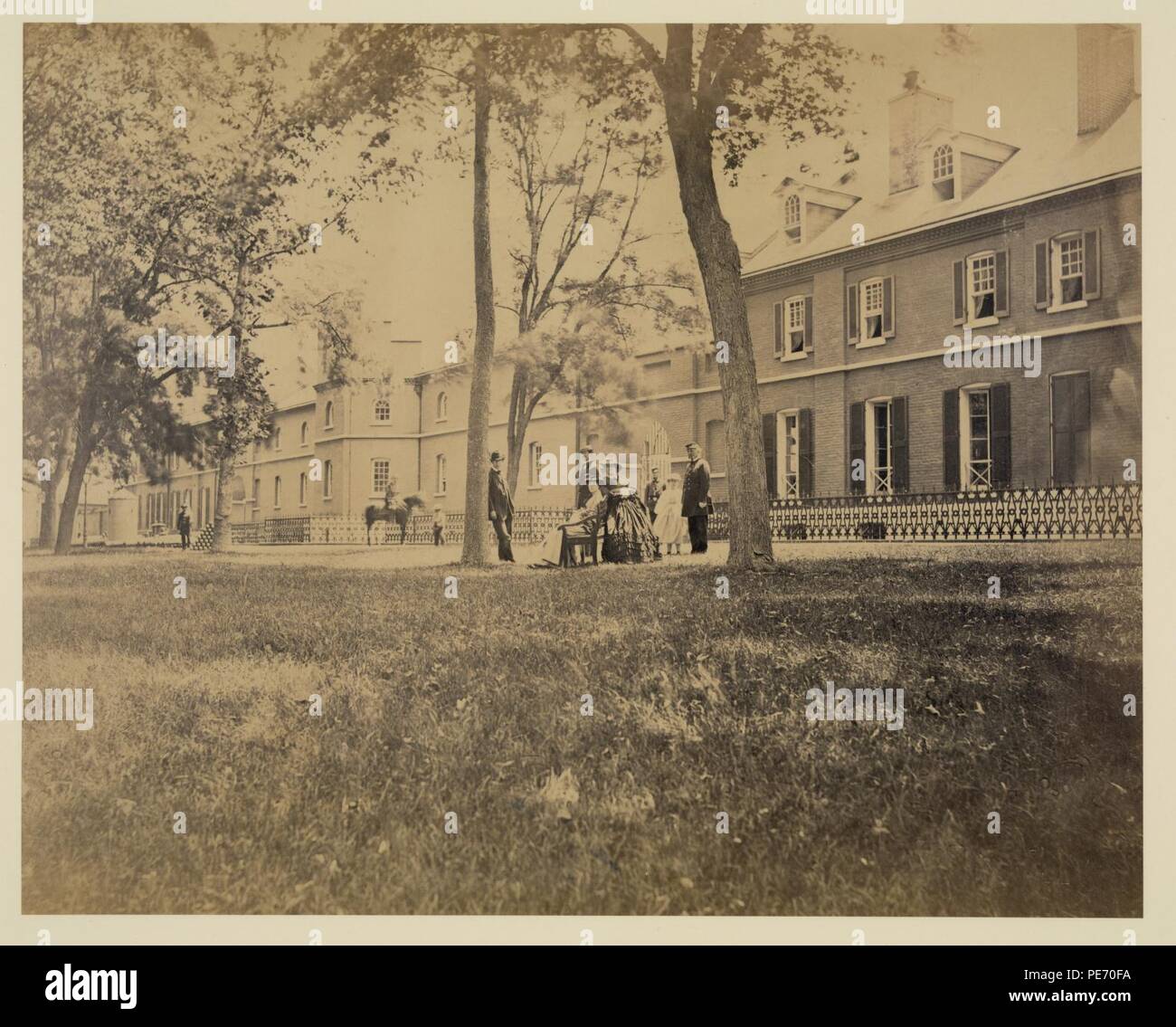Arsenal, Washington, D.C., north front. Interior court - group of ...