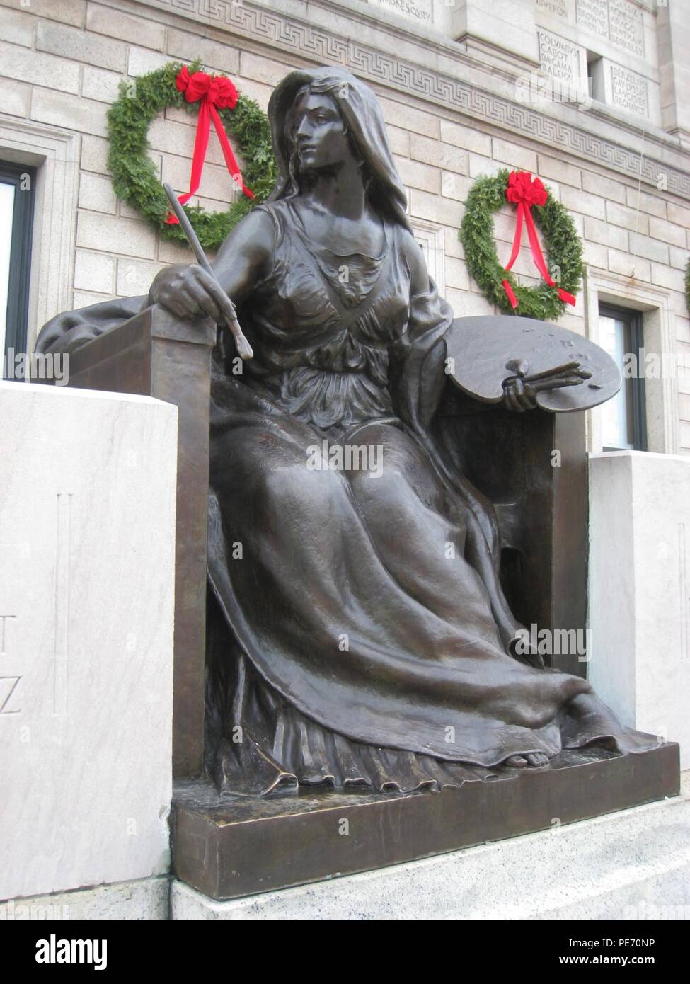 Art - Bela Pratt, Boston Public Library Stock Photo - Alamy
