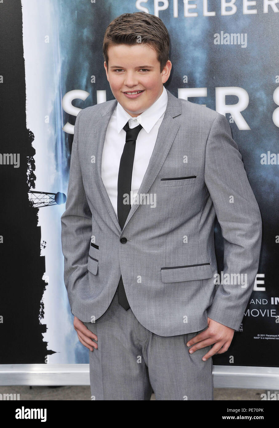 Riley Griffiths at Super 8 Premiere at the Westwood Village Theatre in ...