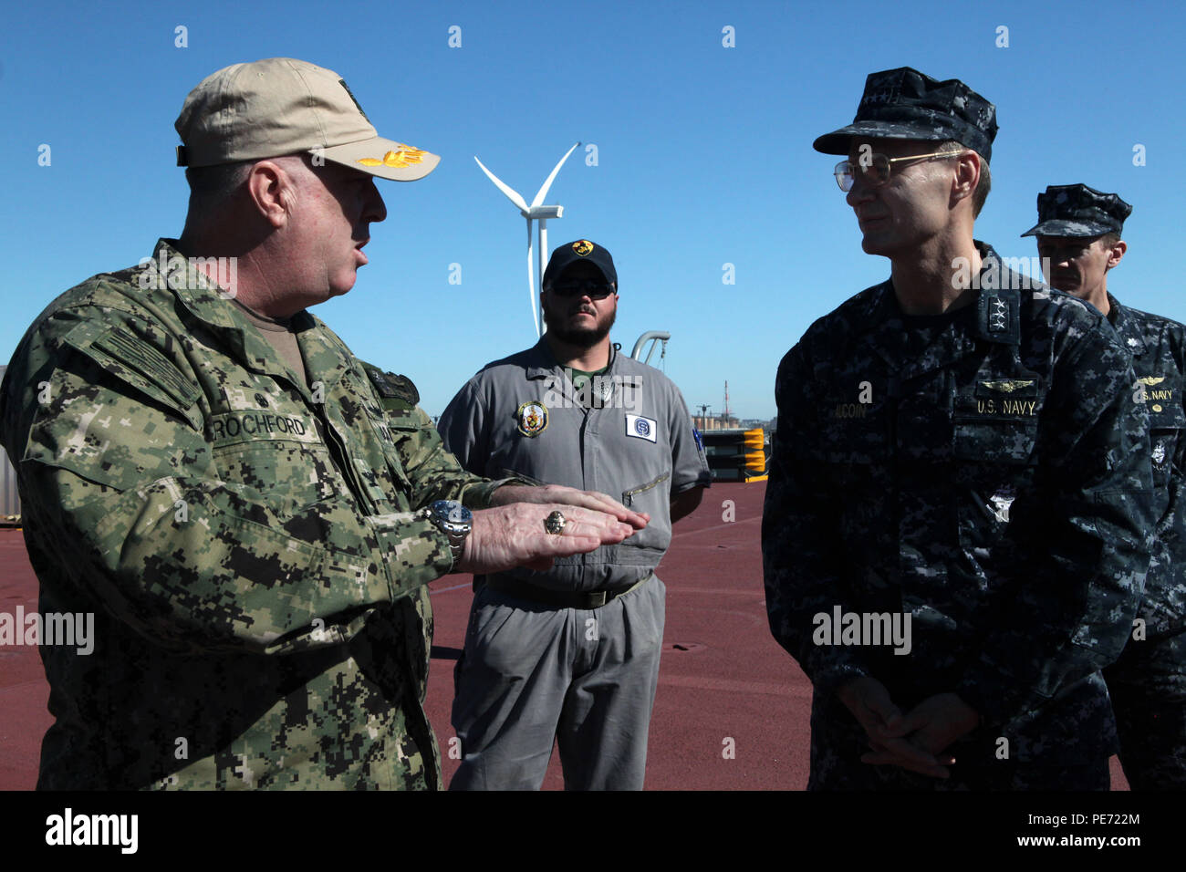 YOKOHAMA, Japan - Navy Capt. Robert “Rocky” Rochford, commodore of ...