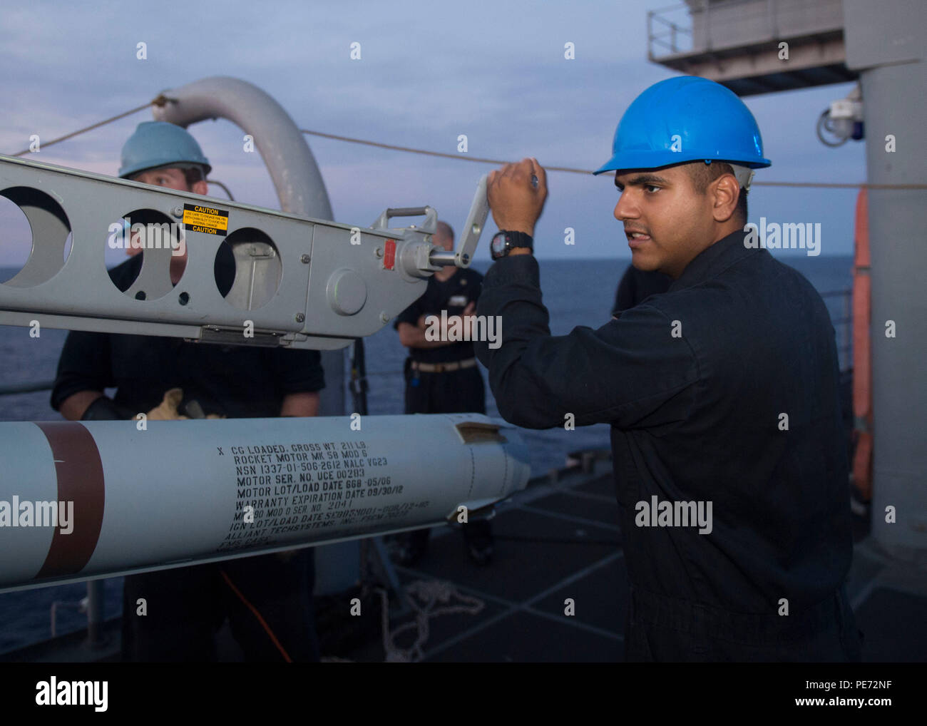 151010-N-AX638-007 ATLANTIC OCEAN (Oct. 10, 2015) Fire Controlman 3rd ...