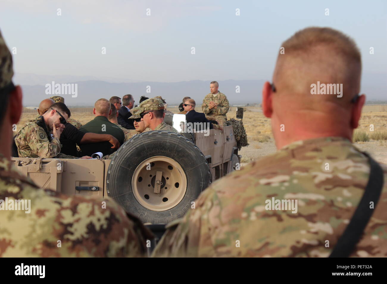 U.S. Army Col. Stephen Lutsky guides Resolute Support personnel and ...