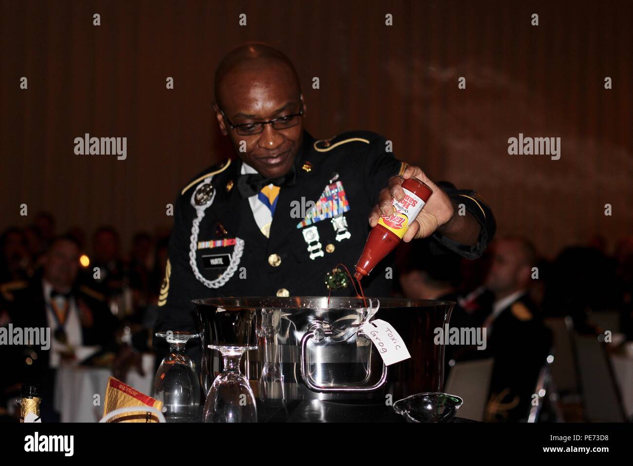 Command Sgt. Maj. Gilbert Hurte adds Texas Hot Sauce to the 20th CBRNE ...