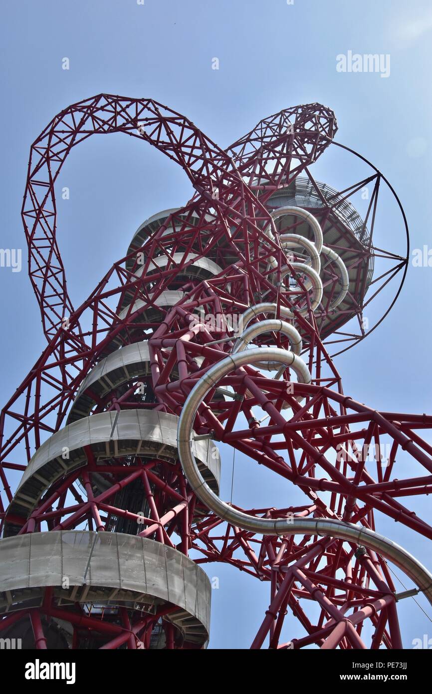 The ArcelorMittal Orbit observation tower at the Queen Elizabeth ...