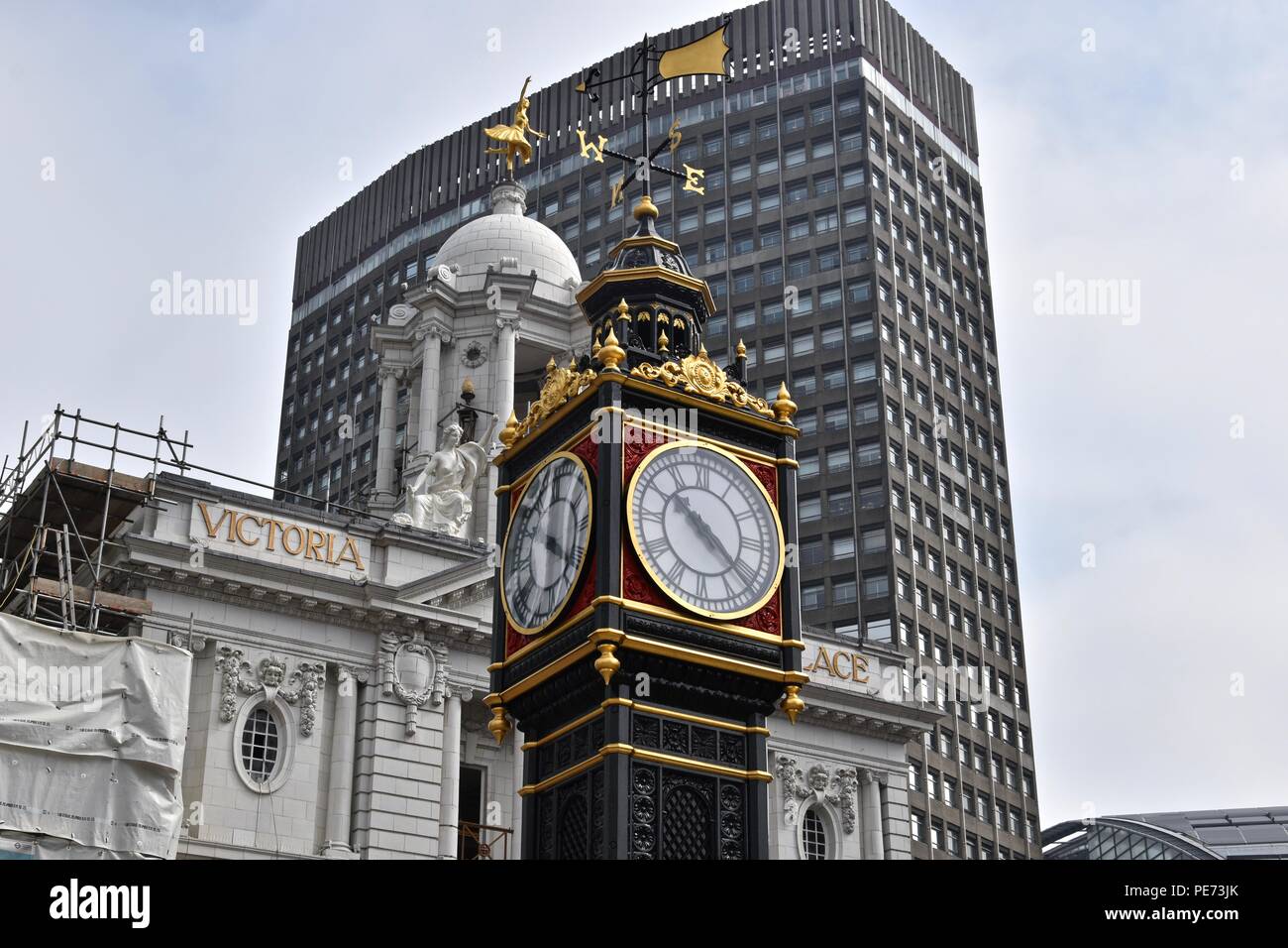 The Victoria Palace Theatre in Victoria, City of Westminster, London, United Kingdom Stock Photo ...