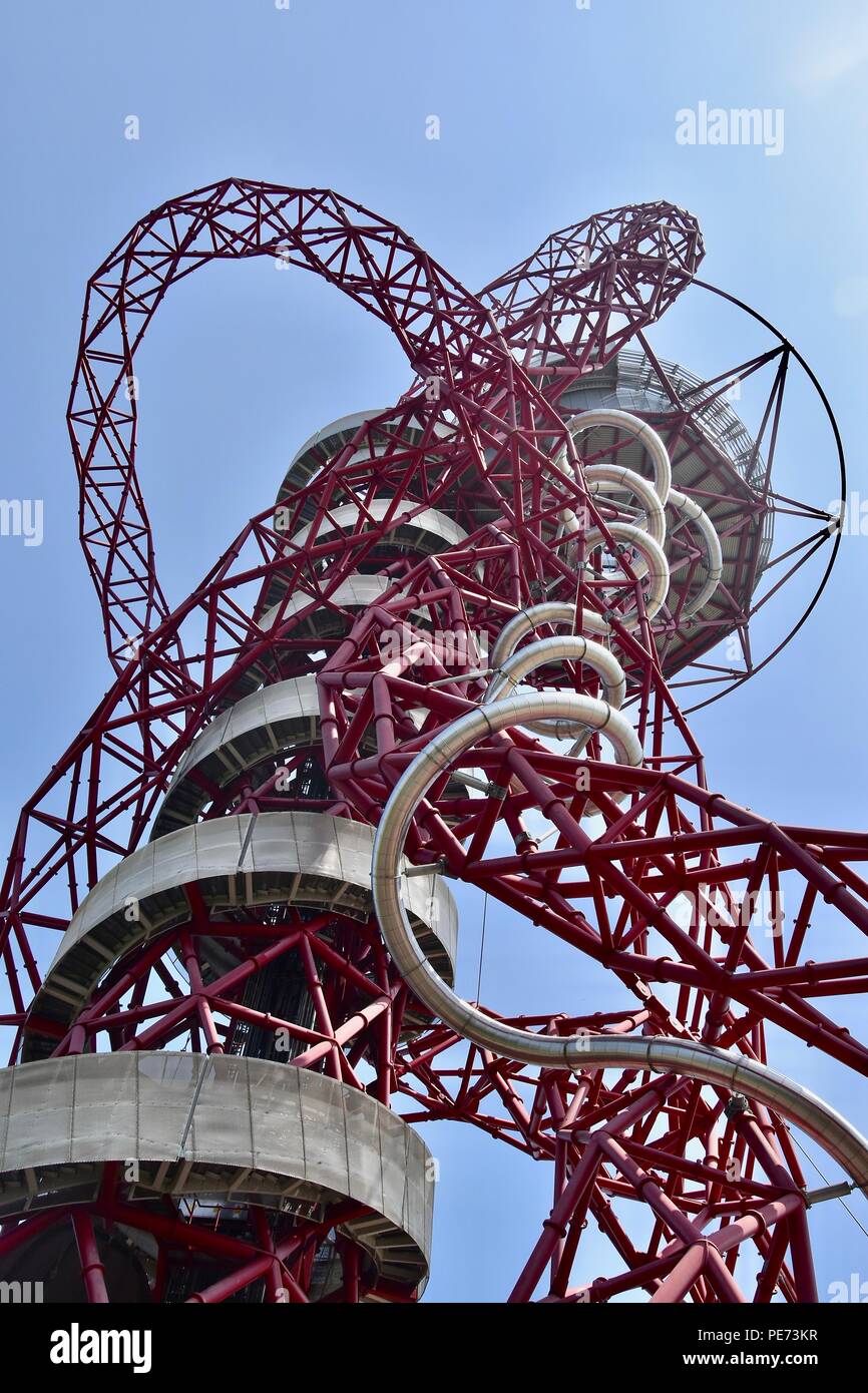 The ArcelorMittal Orbit observation tower at the Queen Elizabeth ...